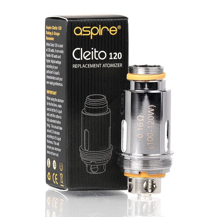ASPIRE – CLEITO 120 COILS – 0.16 OHM | The Original Vape Shop - Basingstoke