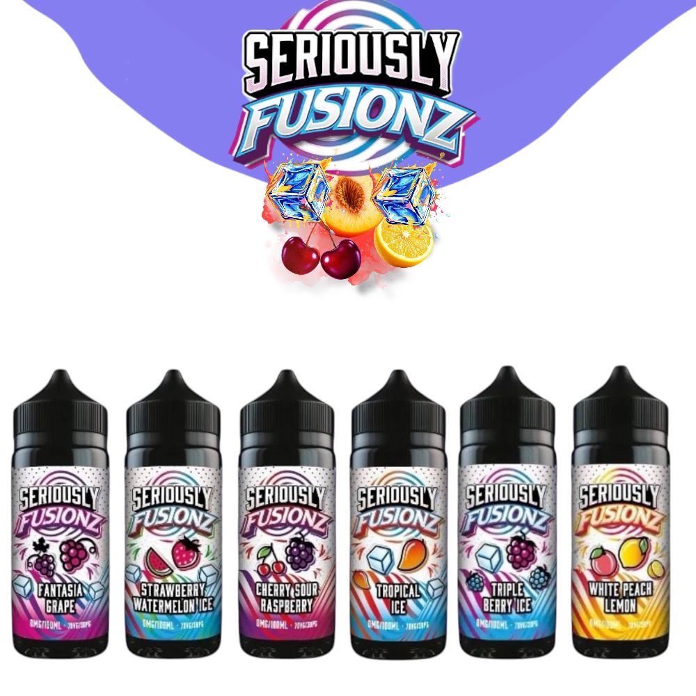 SERIOUSLY FUSION- 100ML – INC 2 FREE NIC SHOTS!! | The Original Vape ...