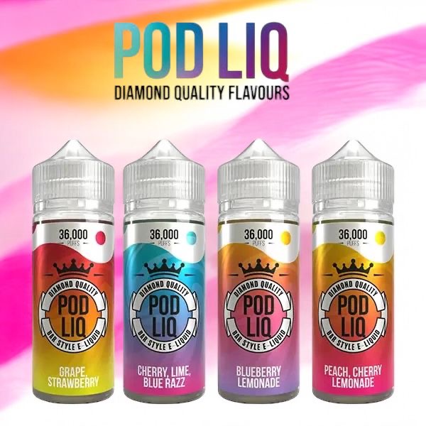 POD LIQ- 100ML â€“ INC 2 FREE NIC SHOTS!! | The Original Vape Shop ...