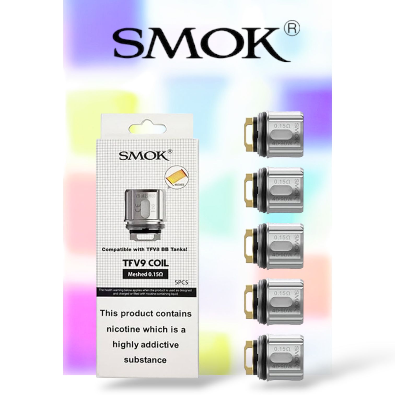 SMOK – TFV9 COIL | The Original Vape Shop - Basingstoke